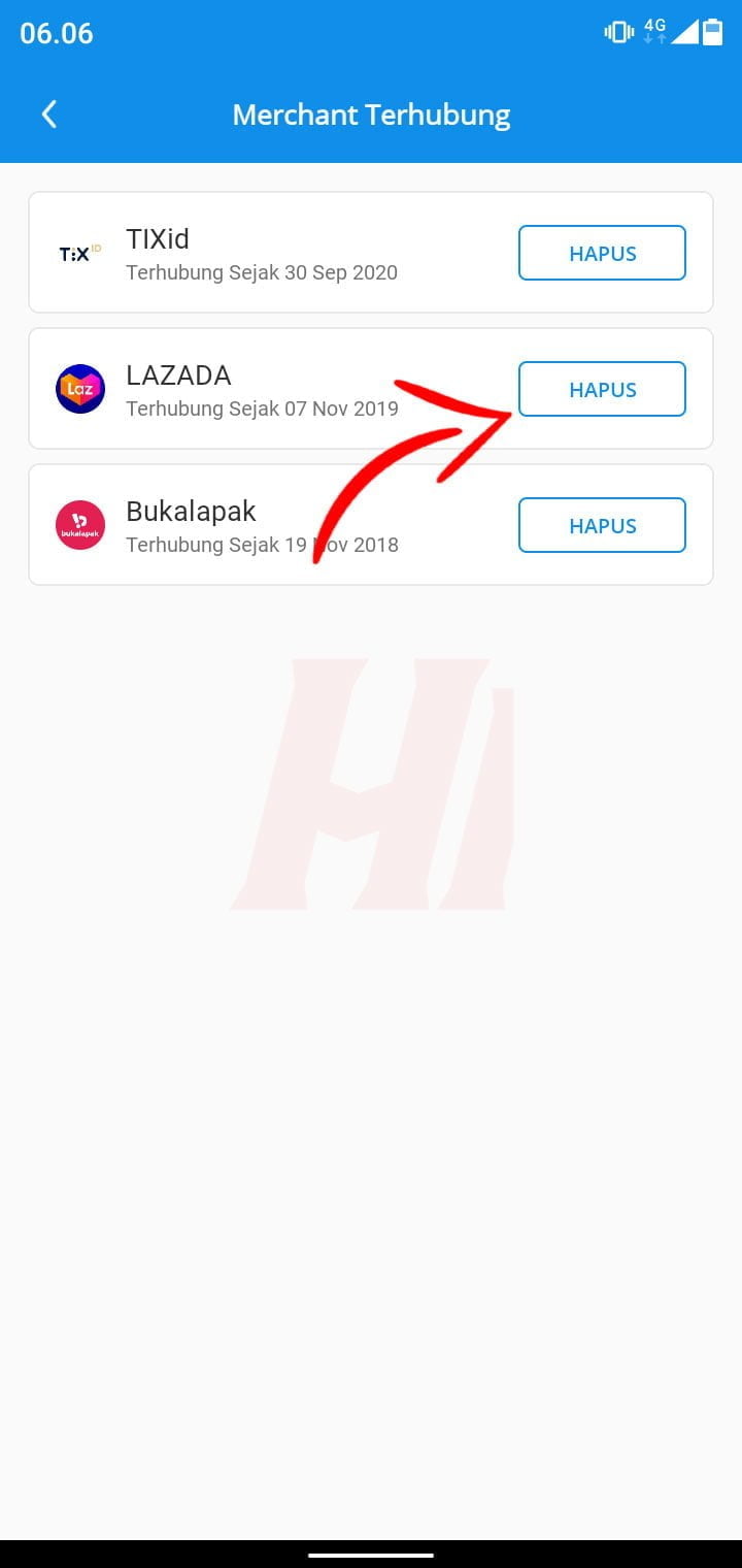 Cara Menghapus Merchant Terhubung di DANA Dompet Digital - HiPoin.com
